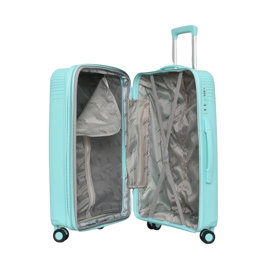 Set 4 valize, Perfect line, 76/50/30 cm, Turcoaz - eMAG.ro