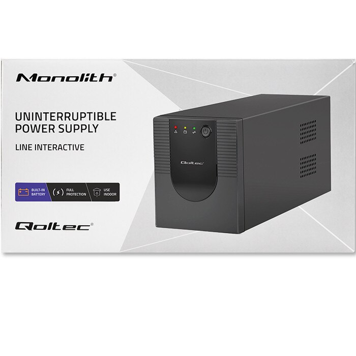 UPS Monolith, Qoltec, 2000VA, 1200W, Linie interactiva - eMAG.ro