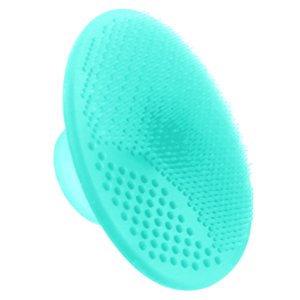 Perie faciala mini tip discheta din silicon pentru curatarea fetei si ...