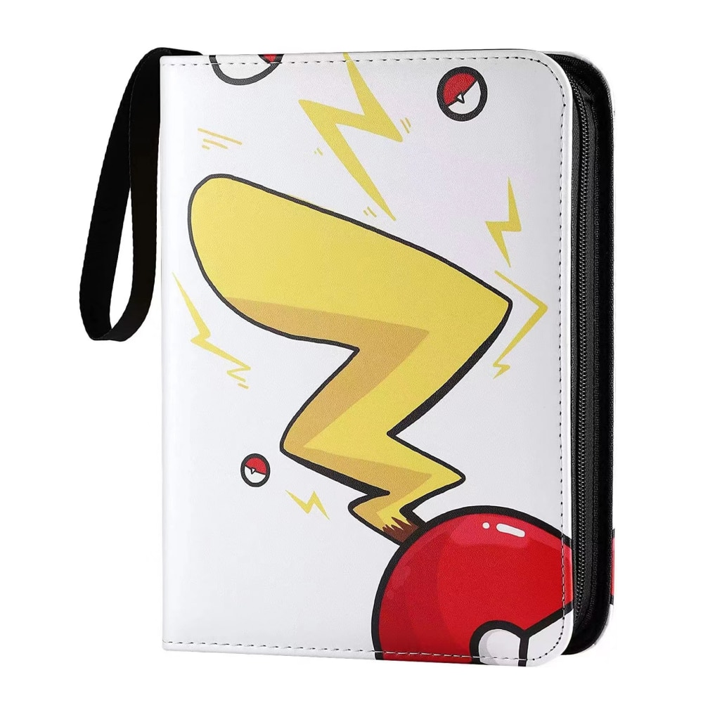 Album de carti Pokemon cu 4 compartimente, MunDeir, 400 de sloturi, 4.0 ...