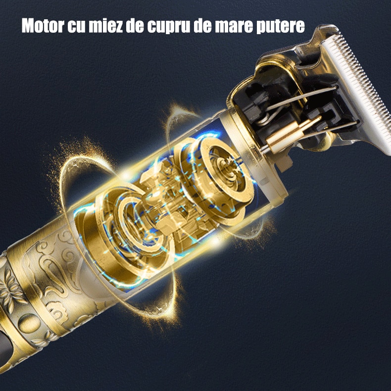 Aparat de tuns/contur barba profesionala, Vaxiuja, Afisaj LCD ...