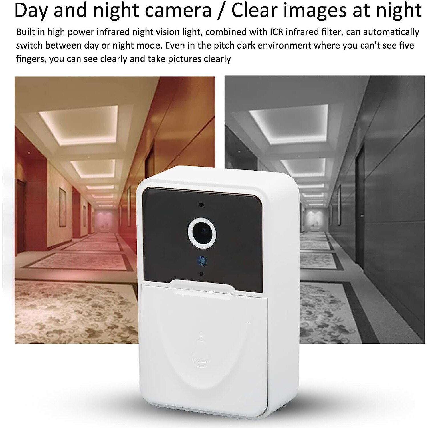 Sonerie Wireless Video X3, MOSMAOO, Cu Camera Video 720p, Aplicatie ...