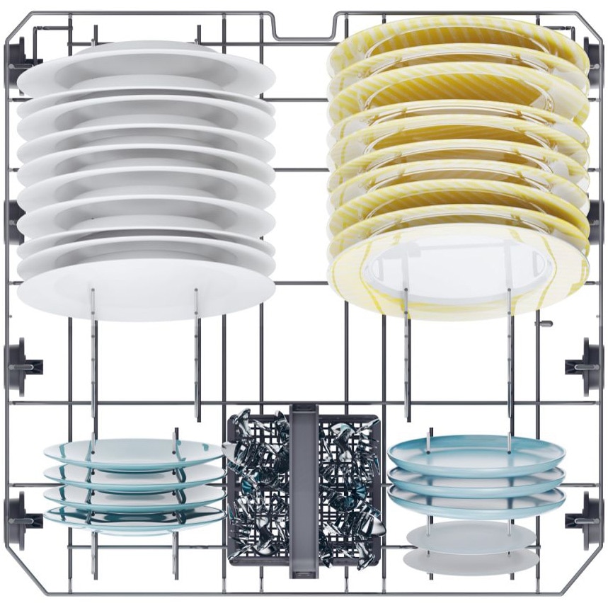 Съдомиялна Candy Rapido CF 4C6F0W, Клас C, 14 комплекта, 8 програми ...