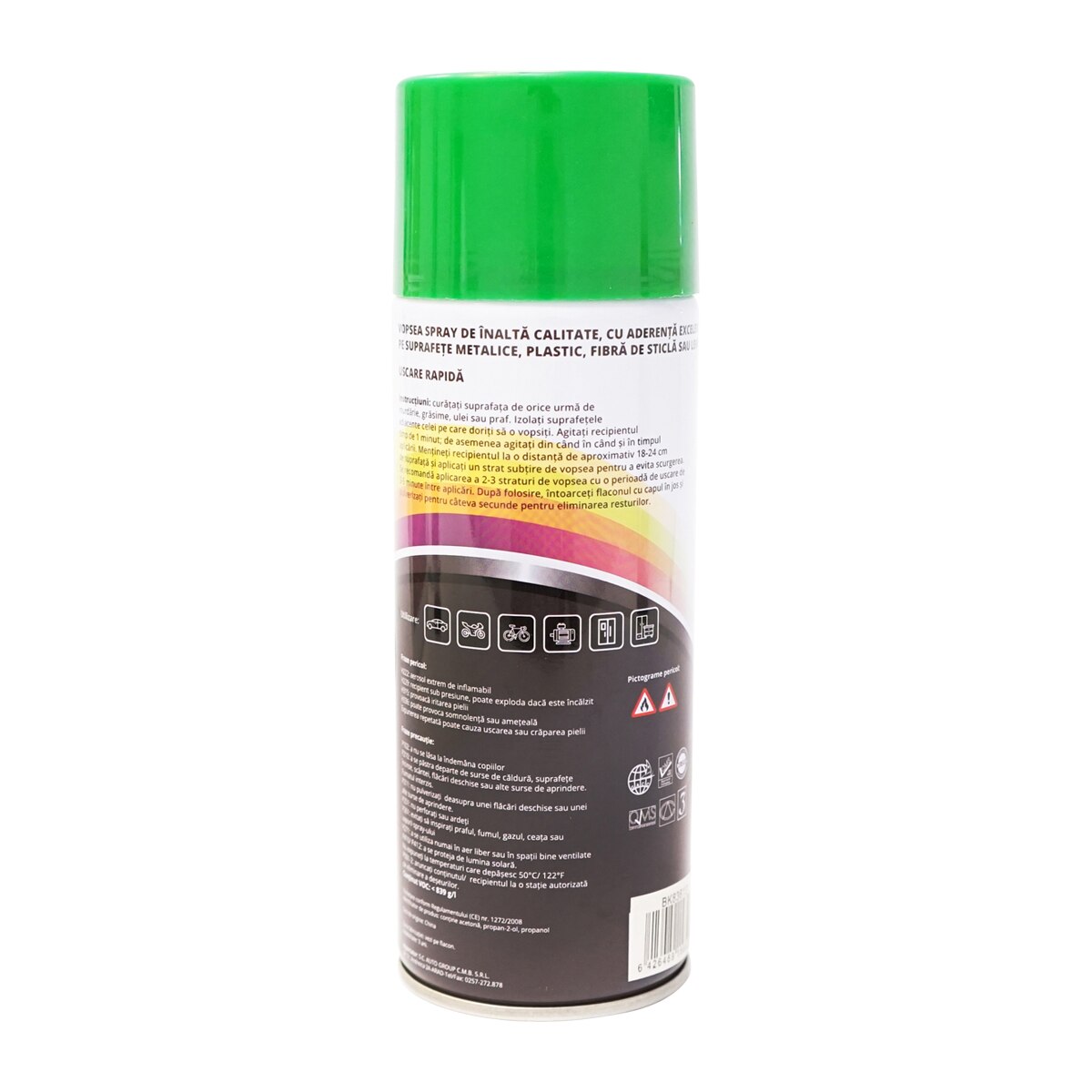 Spray vopsea auto verde tip John Deere profesionala cu uscare rapida ...