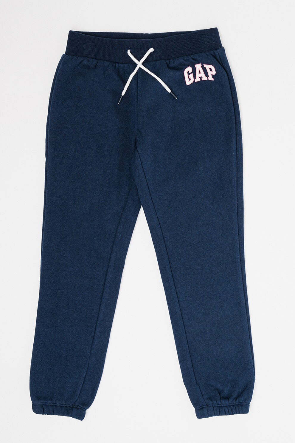 GAP, Спортен панталон с лого, Розов, Тъмносин, 150 CM - eMAG.bg