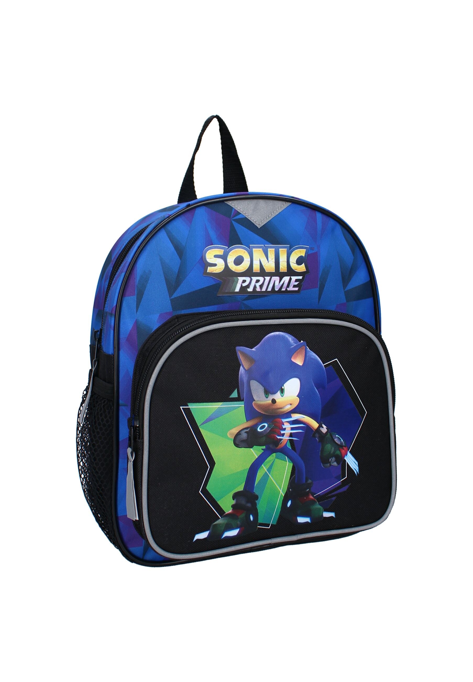 Ghiozdan copii, Sonic Prime, 2 compartimente, 29 x 23 x 8 cm - eMAG.ro