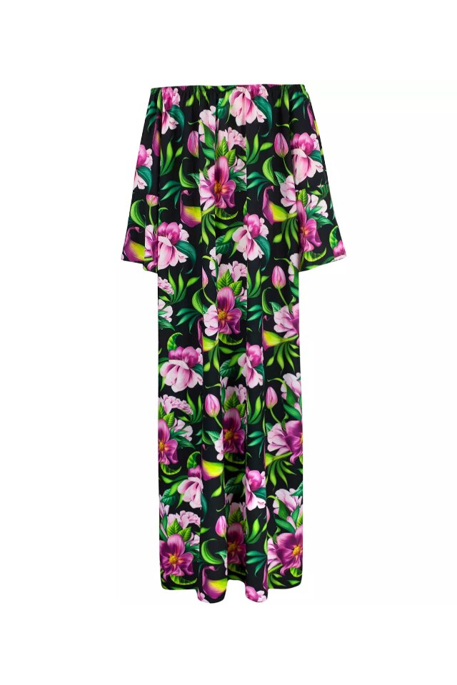 Rochie lunga Boho Hippie, Agrafka, flori - eMAG.ro