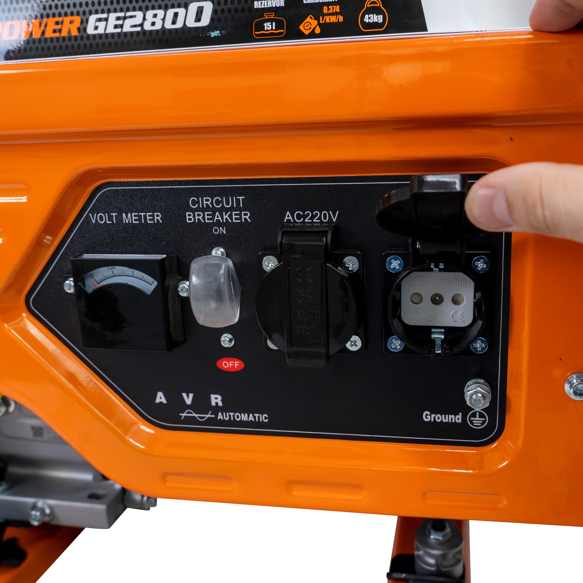 Generator curent electric Ruris r-power GE2800, 7 CP, 2800 W, 212 CC, 4 ...