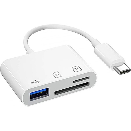 Cititor de carduri, USB-C, Alb - eMAG.ro