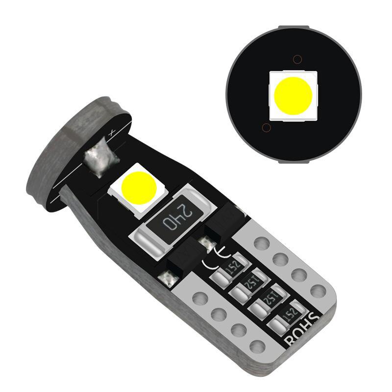 Set 2 x Becuri auto LED SMD 3030, Canbus, 5W - eMAG.ro