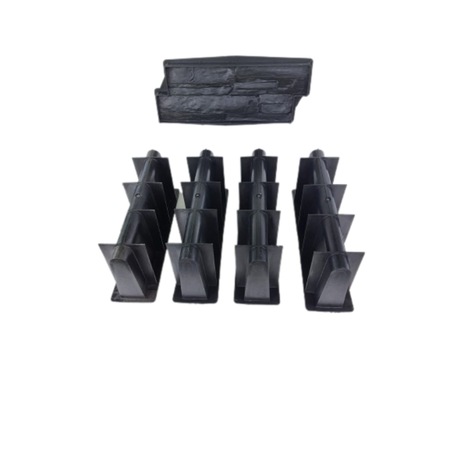 Set 4 matrite borduri 20x50 si 1 piatra decorativa polipropilena pentru ...