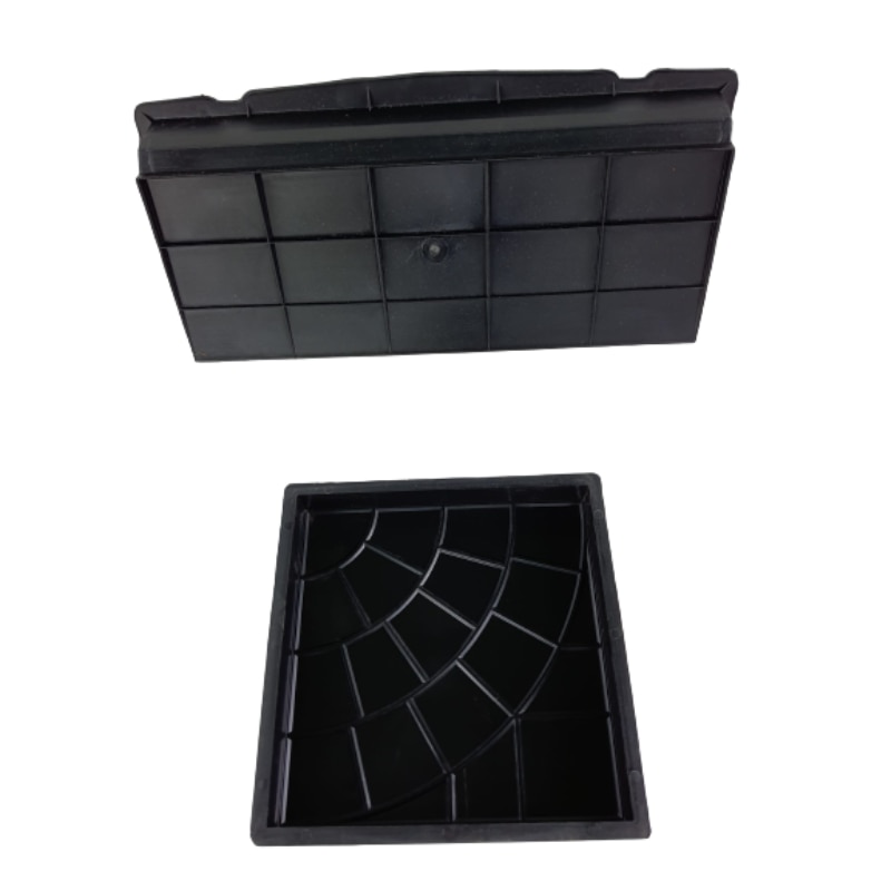 Set 4 matrite pavaj 35x35 si o bordura din polipropilena pentru ...