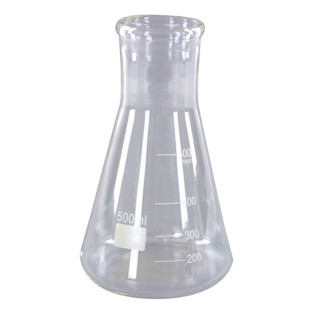 Pahar Erlenmeyer cu gat larg 500 ml - eMAG.ro