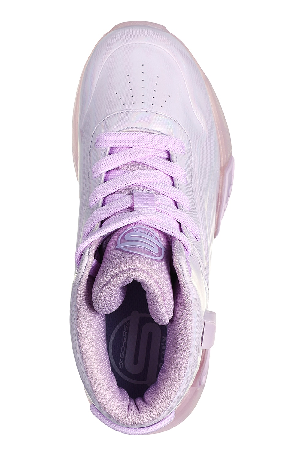 Skechers, Спортни обувки S-Lights Remix с LED светлини, Лилав, 31 EU ...