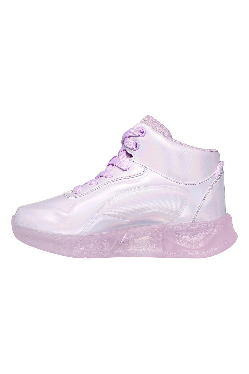 Skechers, Спортни обувки S-Lights Remix с LED светлини, Лилав, 31 EU ...