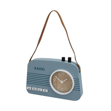 Radio cu ceas, H&S, Albastru - eMAG.ro