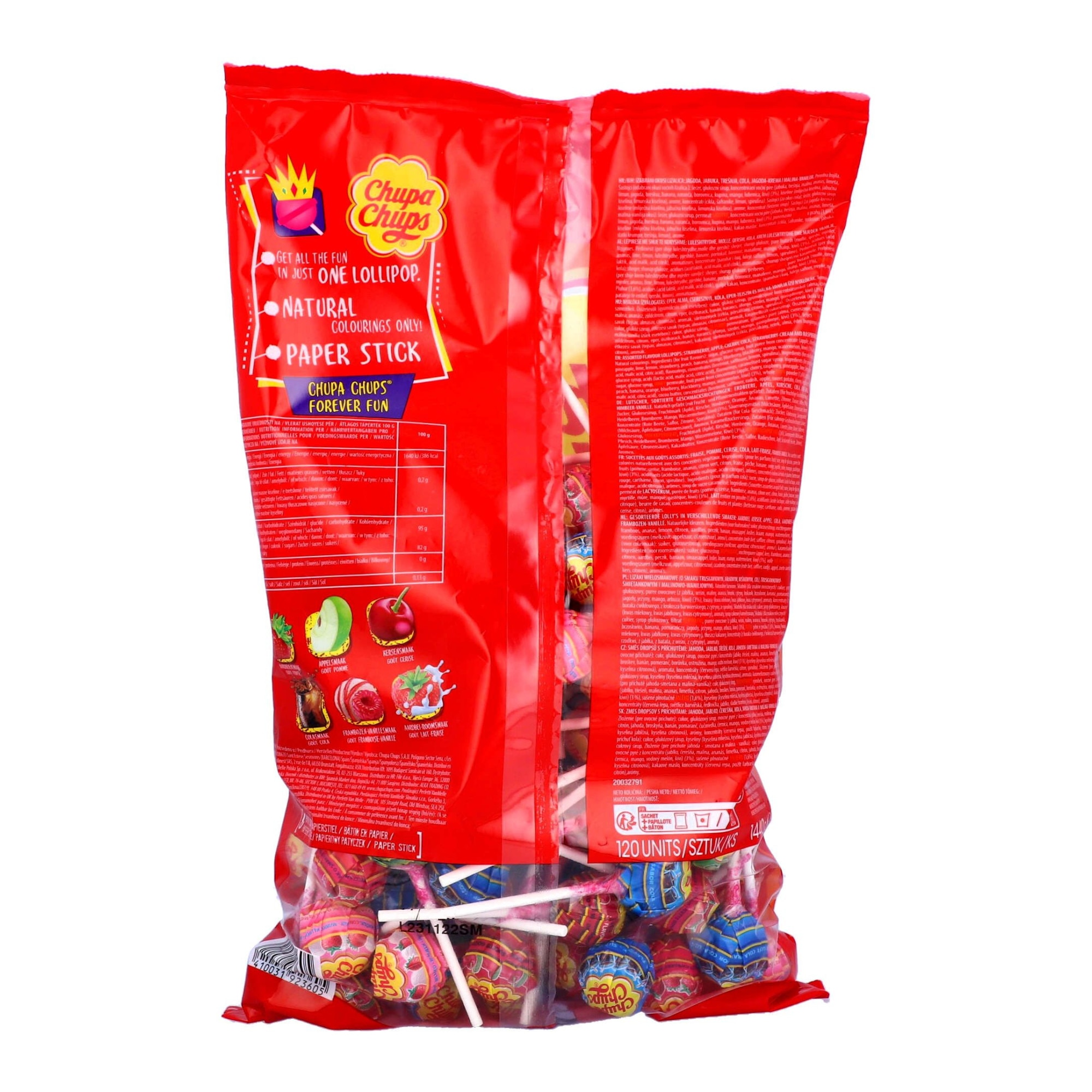 Set 120x Acadele asortate Chupa Chups XXL, 120x12g - eMAG.ro