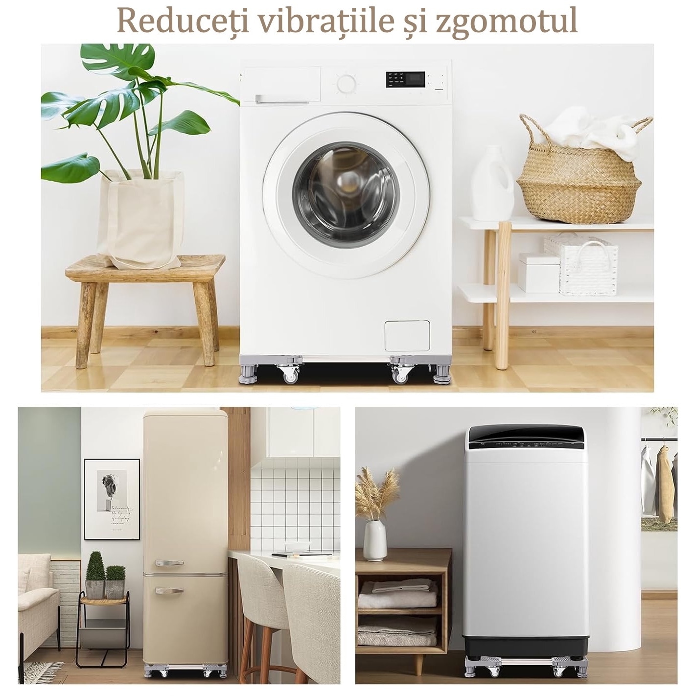 Suport pentru masina de spalat/ frigider/ aragaz, BYONDSELF®, Lungime ...