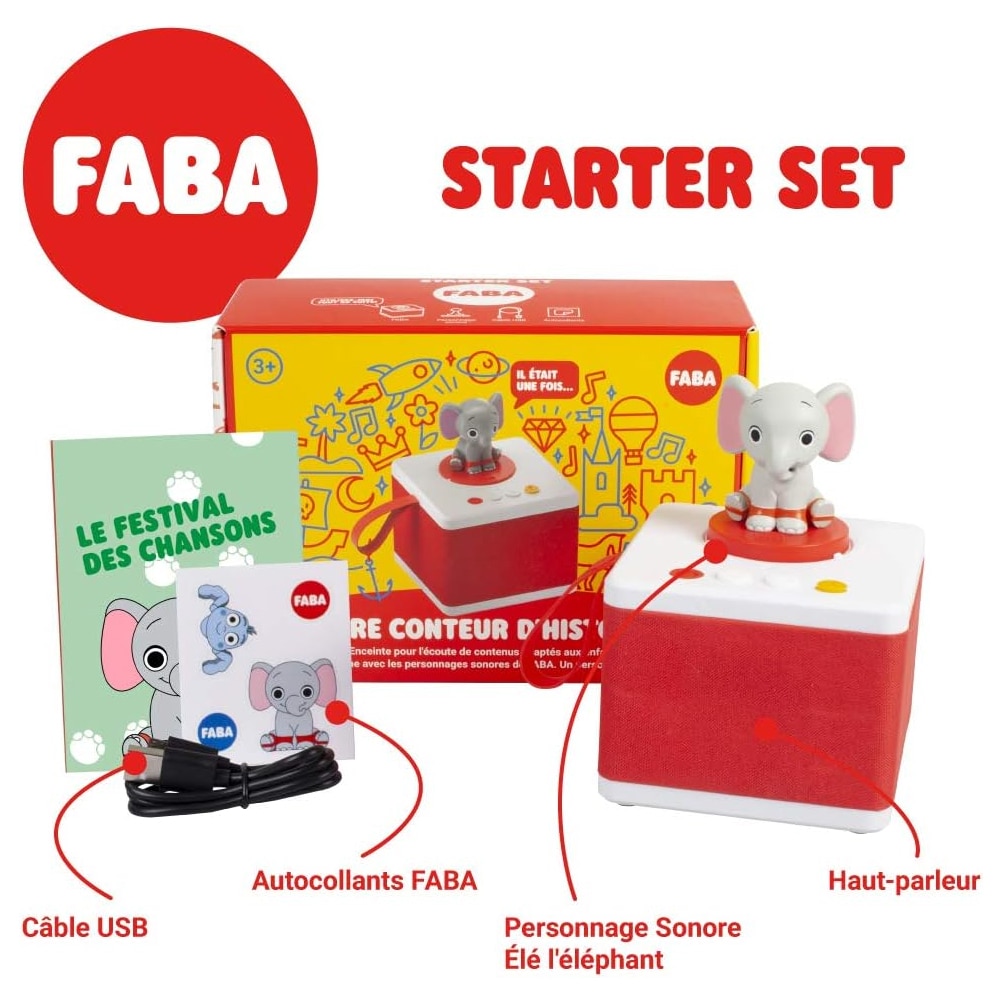 Образователна играчка FABA Storyteller ELE the elephant *6274235 1-34/ ...