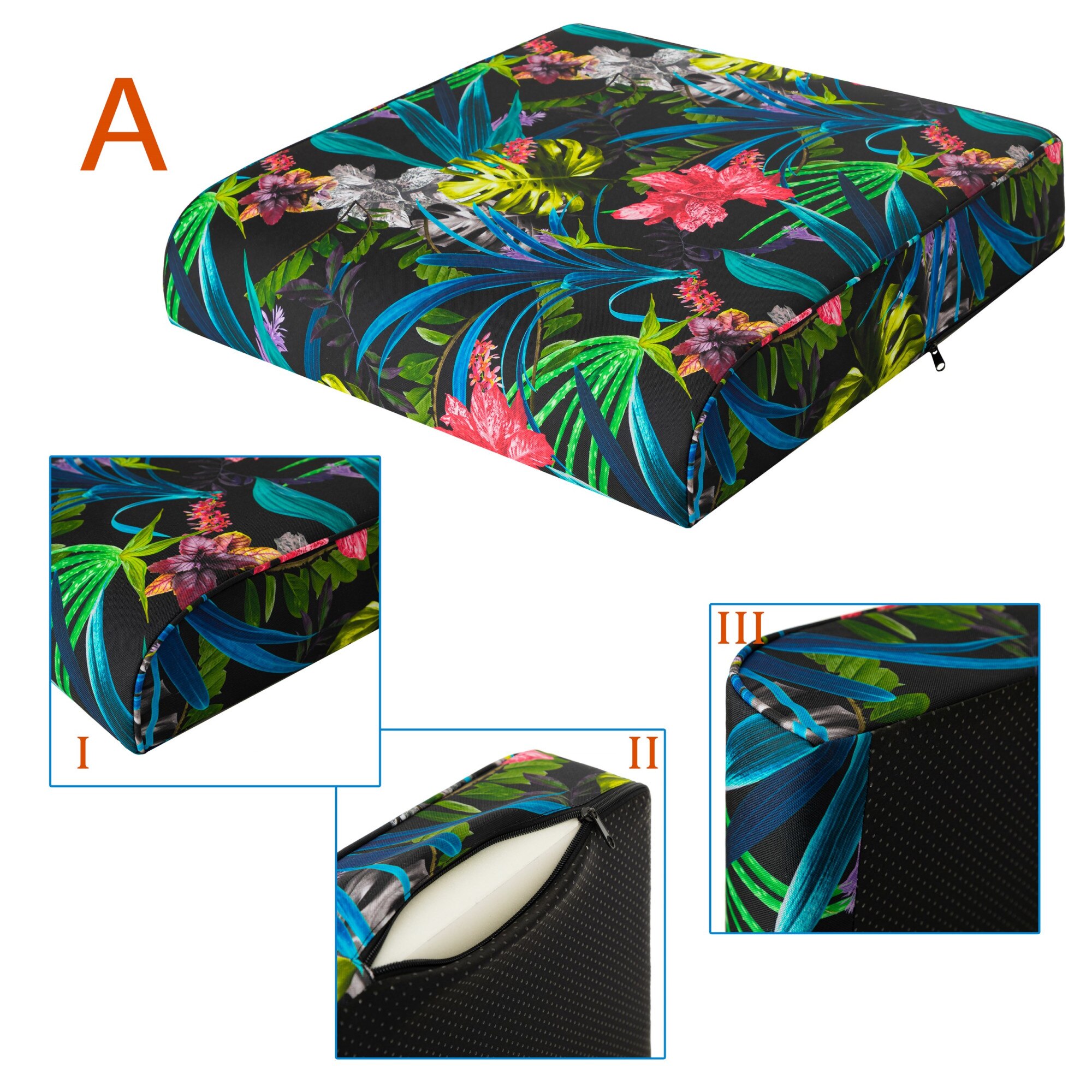 Perna scaun de gradina R1 50x50, Multicolor - eMAG.ro