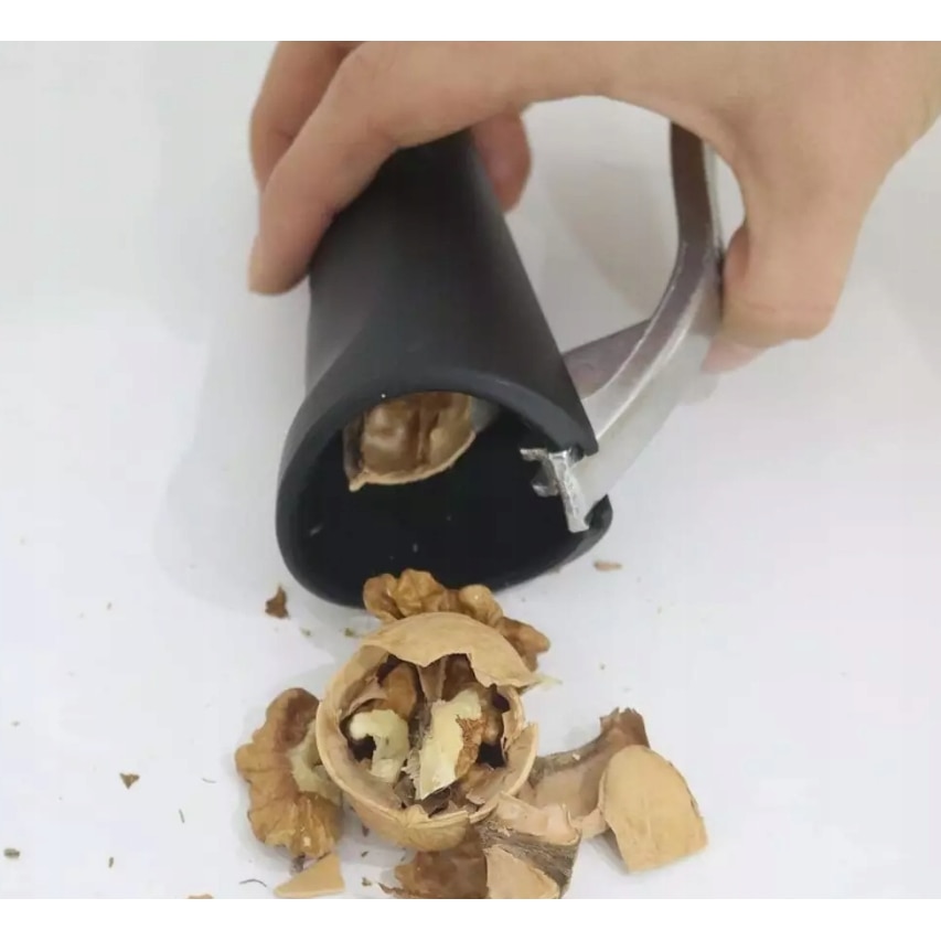 Spargator de nuci manual, negru, Kinghoff - eMAG.ro