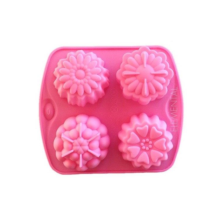 Forma de sapun Flori, 4 cavitati - eMAG.ro