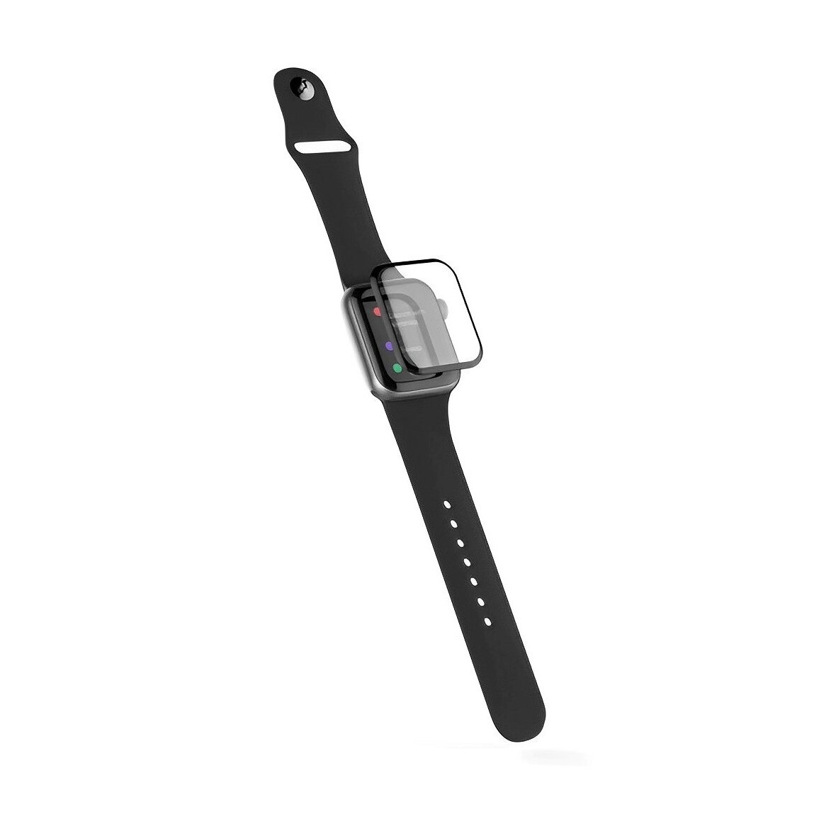 Folie Protectie Apple Watch 44mm, Ultra Clear, Sticla Securizata 3D ...