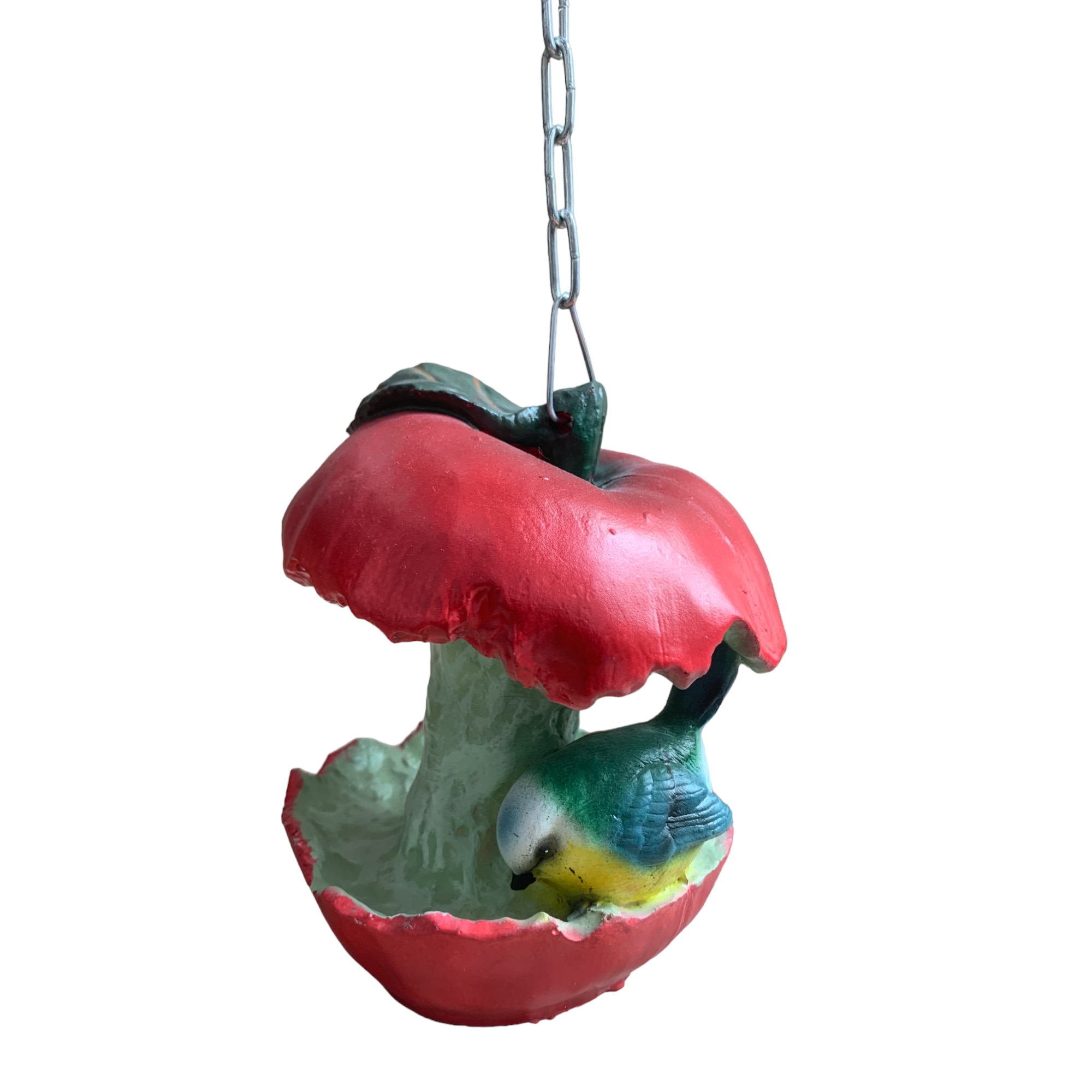 Figurina de gradina, Cotor mar si pasare, polystone, pictata manual ...