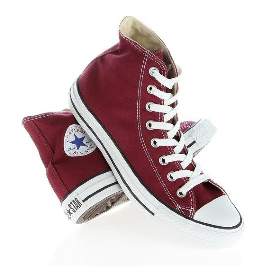 Tenisi Converse Chuck Taylor All Star Hi, visiniu/alb, 42 - eMAG.ro