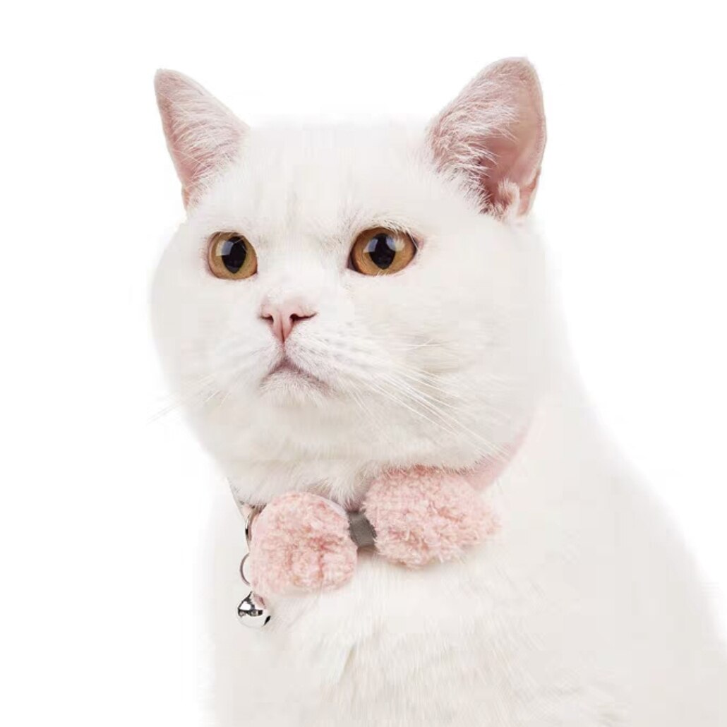 Guler reglabil pentru animale de companie, cu papion si clopotel, YYP ...