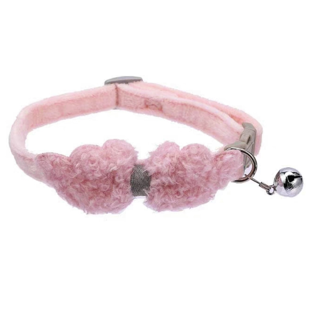 Guler reglabil pentru animale de companie, cu papion si clopotel, YYP ...