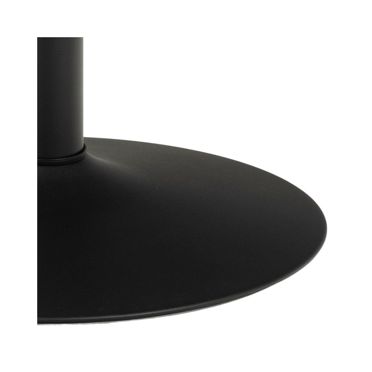 Masa de dining neagra din MDF melaminat, 110 cm, Ibiza Actona - eMAG.ro