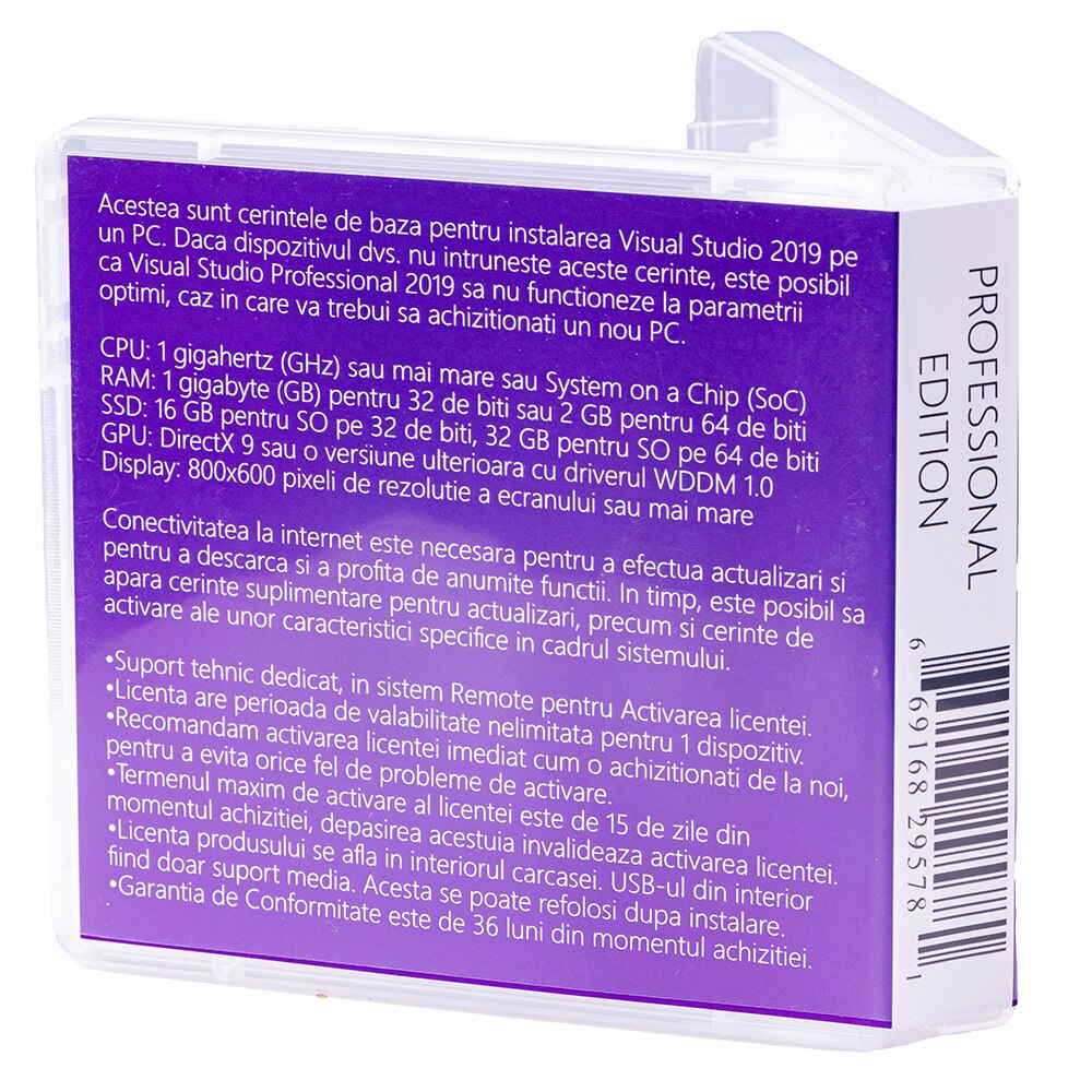 Microsoft Visual Studio Professional 2019, Multilanguage, Windows, Flash USB 2.0 - eMAG.ro