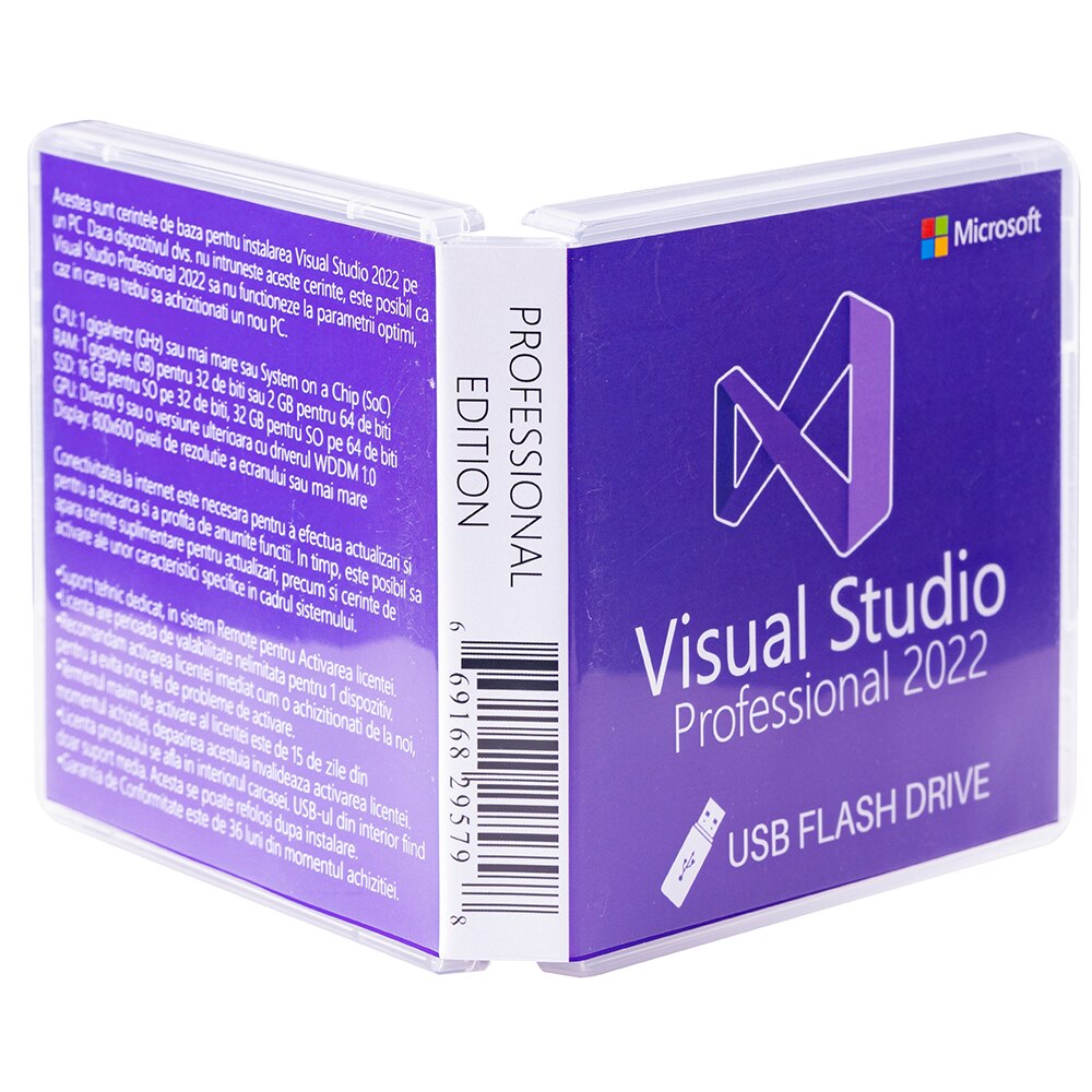Microsoft Visual Studio Professional 2022, többnyelvű, Windows, Flash ...