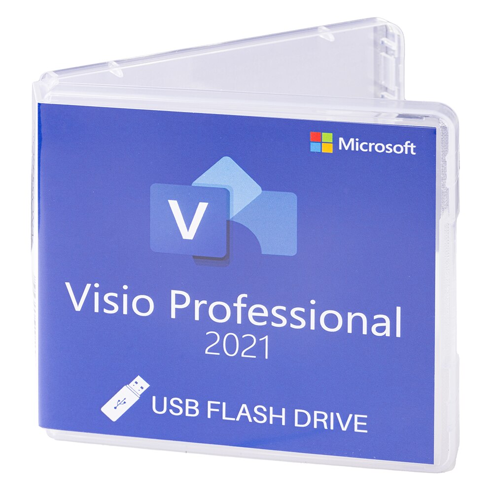 Microsoft Visio Professional 2021, Multilanguage, Windows, Flash USB 2. ...