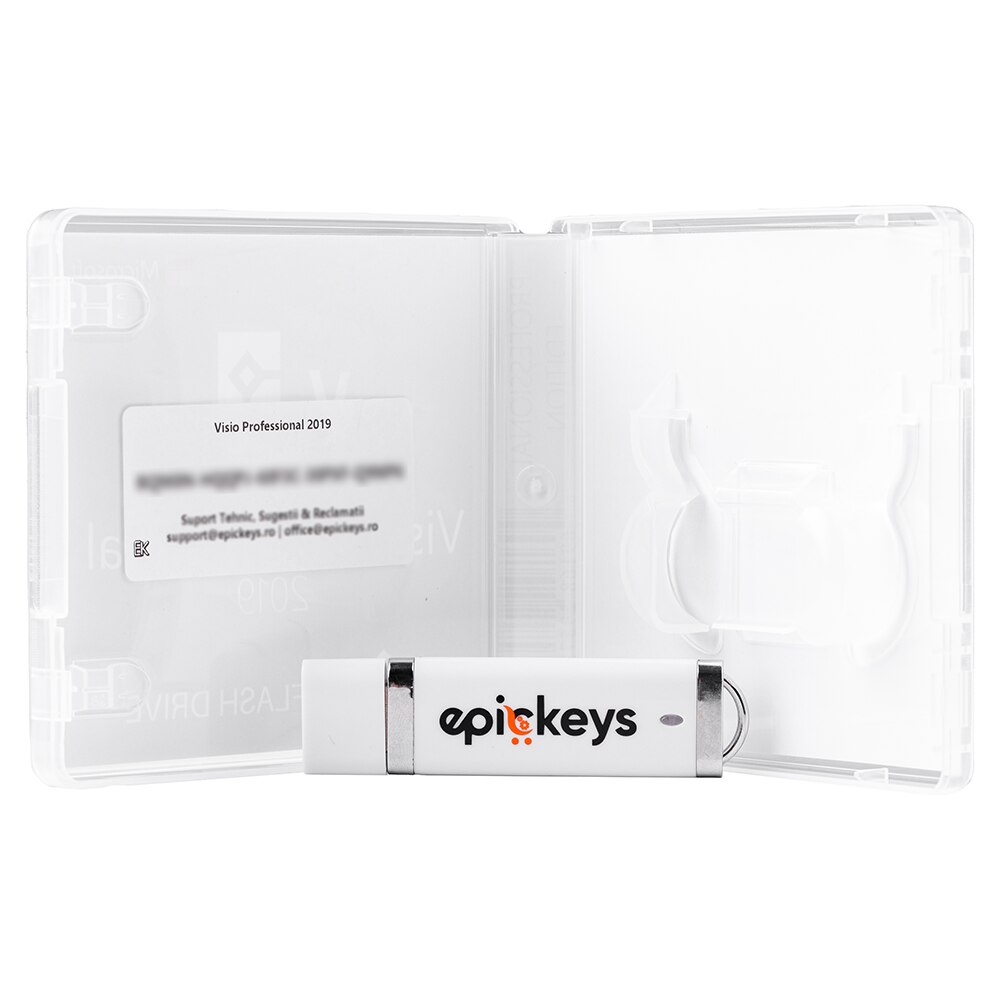 Microsoft Visio Professional 2019, Multilanguage, Windows, Flash USB 2. ...