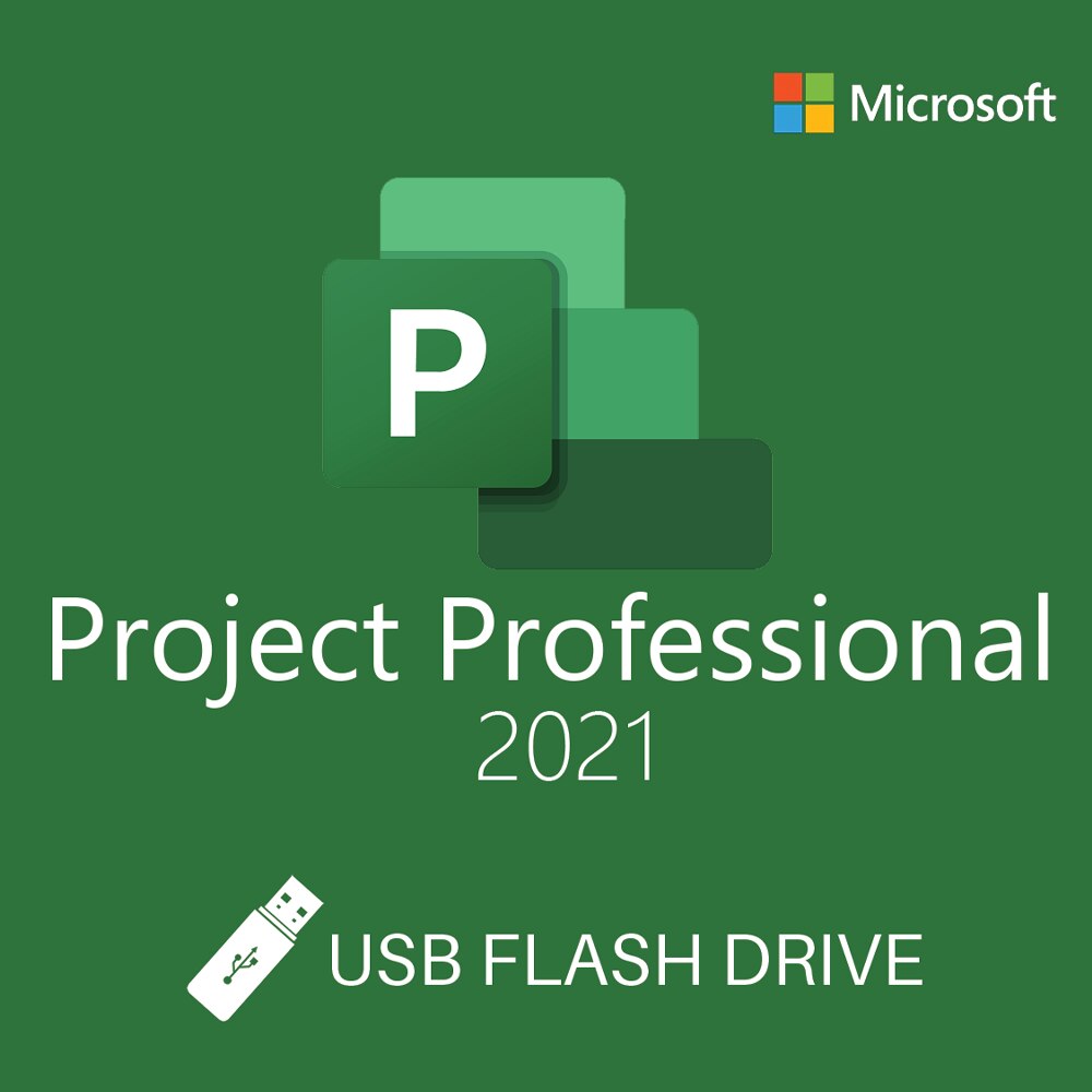 Microsoft Project Professional 2021, Multilanguage, Windows, Flash USB ...