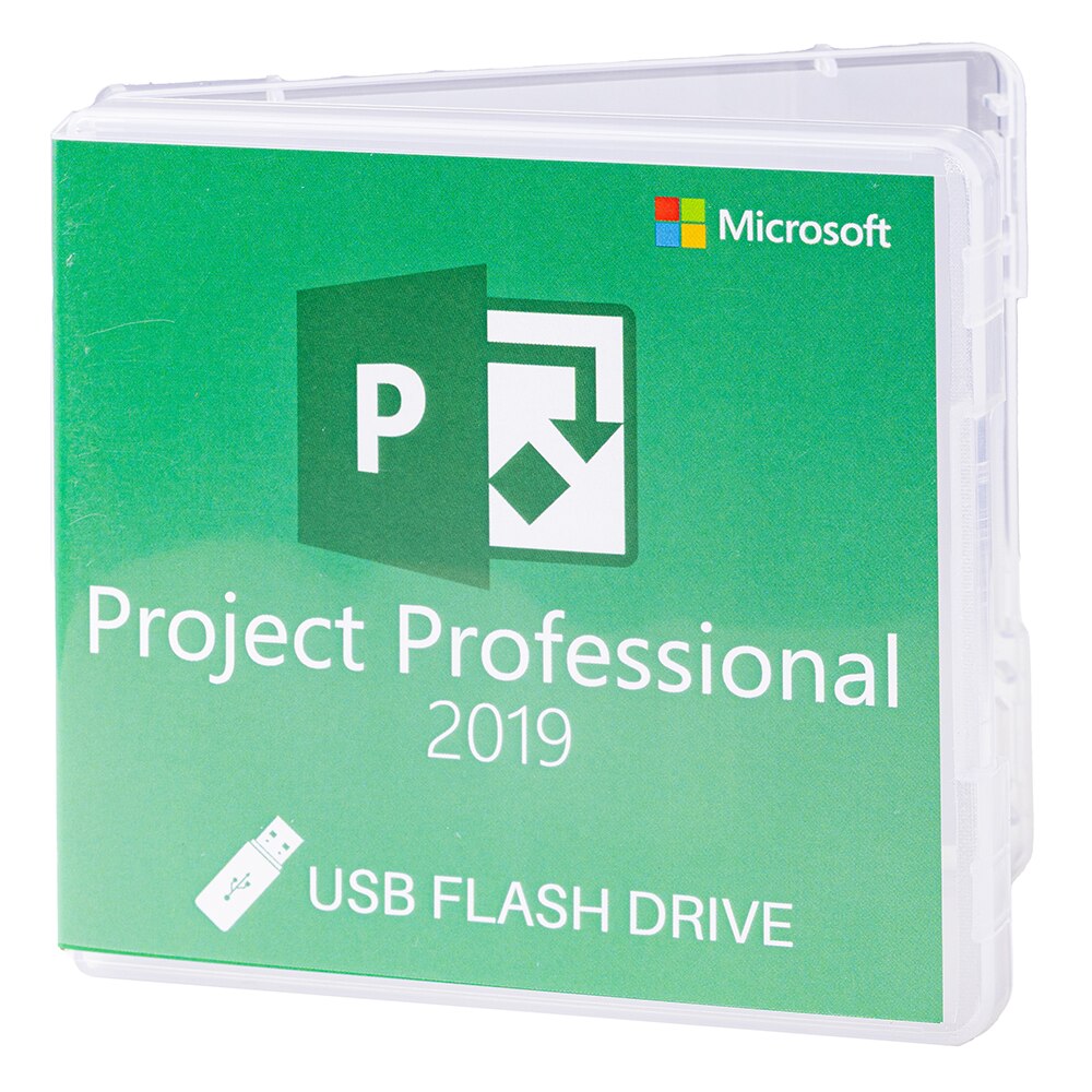 Microsoft Project Professional 2019, многоезичен, Windows, флаш USB 2.0 ...