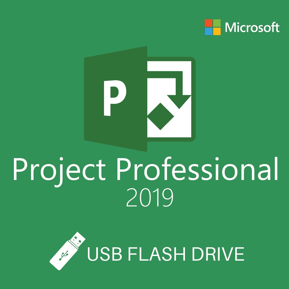 Microsoft Project Professional 2019, Multilanguage, Windows, Flash USB ...