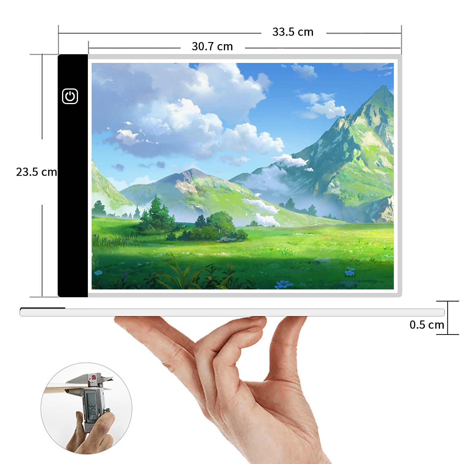 Tableta Grafica LED A4, Dytimeem, D9021, Plansa de desen alimentata ...