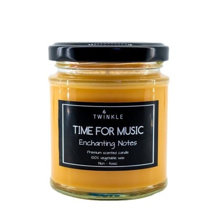 Lumanare parfumata handmade cu aroma de Caise si Boabe Tonka, TWINKLE ...