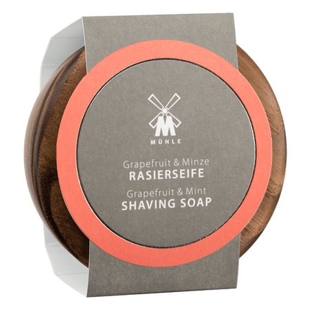 Sapun de barbierit in bol de lemn Muehle Grapefruit Mint, 65 g - eMAG.ro