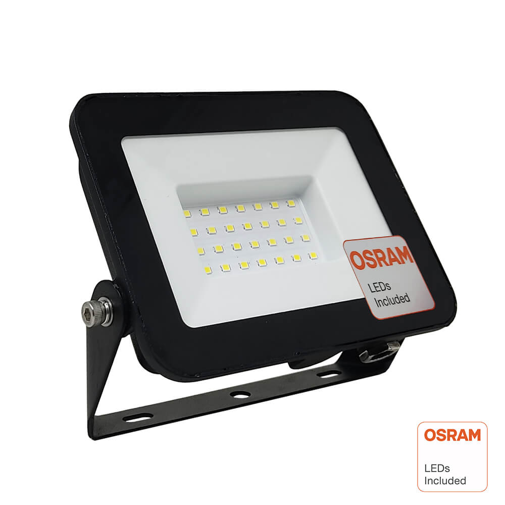 Proiector LED 30W OSRAM Exterior Negru, 3600Lm, Proiector ACTION, IP65 ...