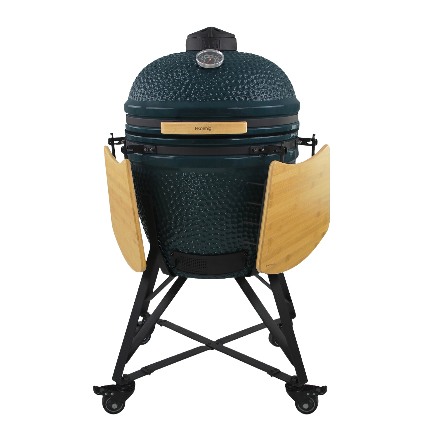 Gratar cu carbuni H.Koenig, Japanese Kamado BBQ 21", suprafata de gatit ...