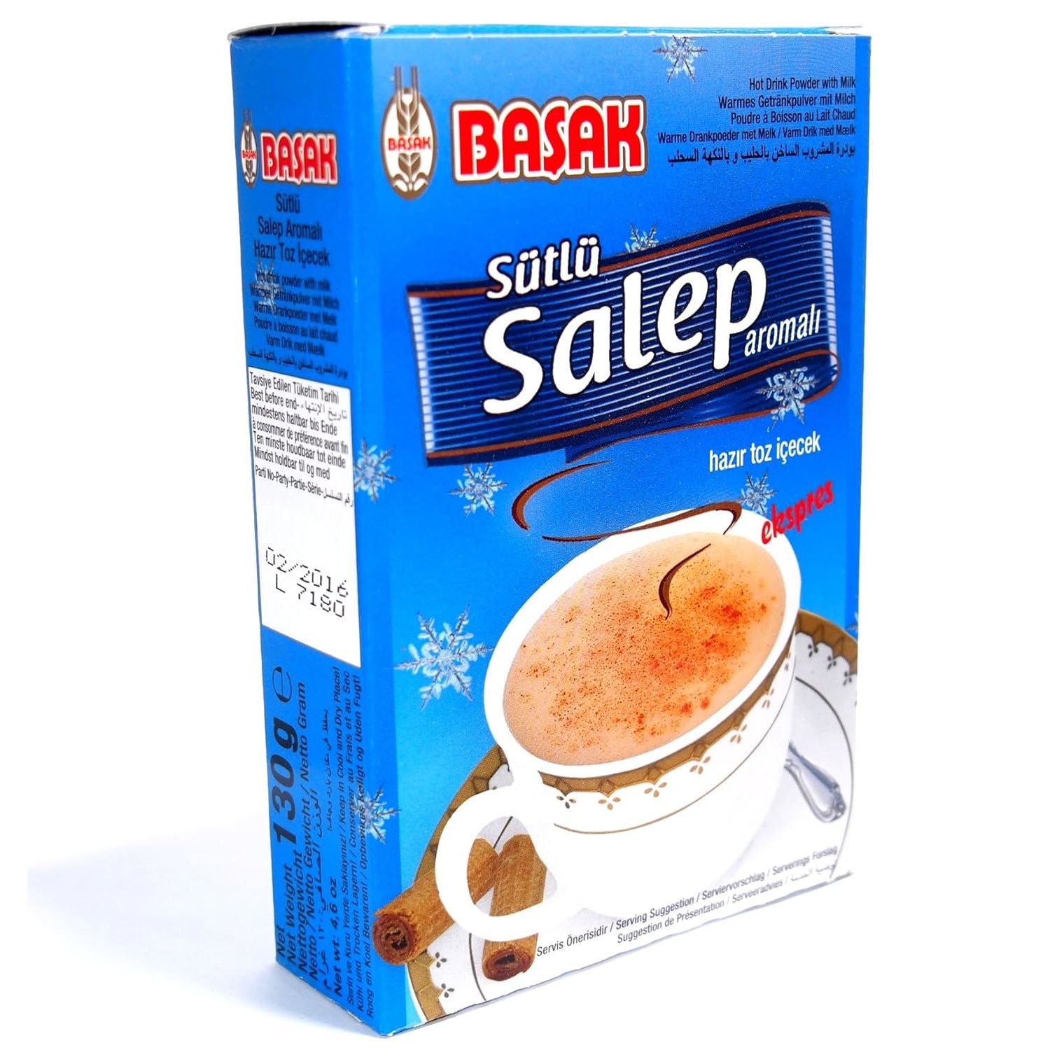 Salep Turcesc, bautura calda instant cu pudra de lapte, Basak, 130 gr ...
