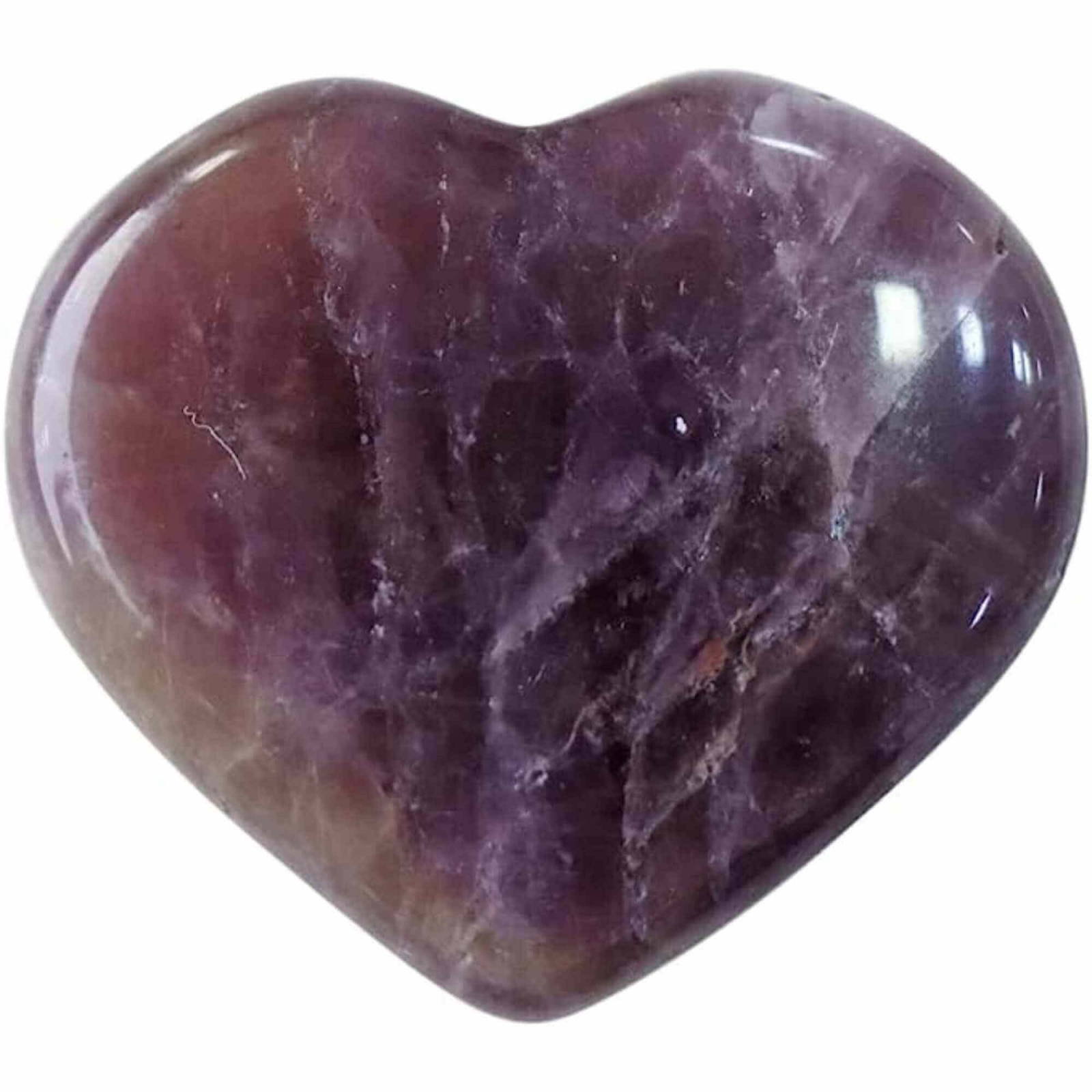 Inimioara din cristal Ametist 3 cm si saculet satin inclus - Terapie ...