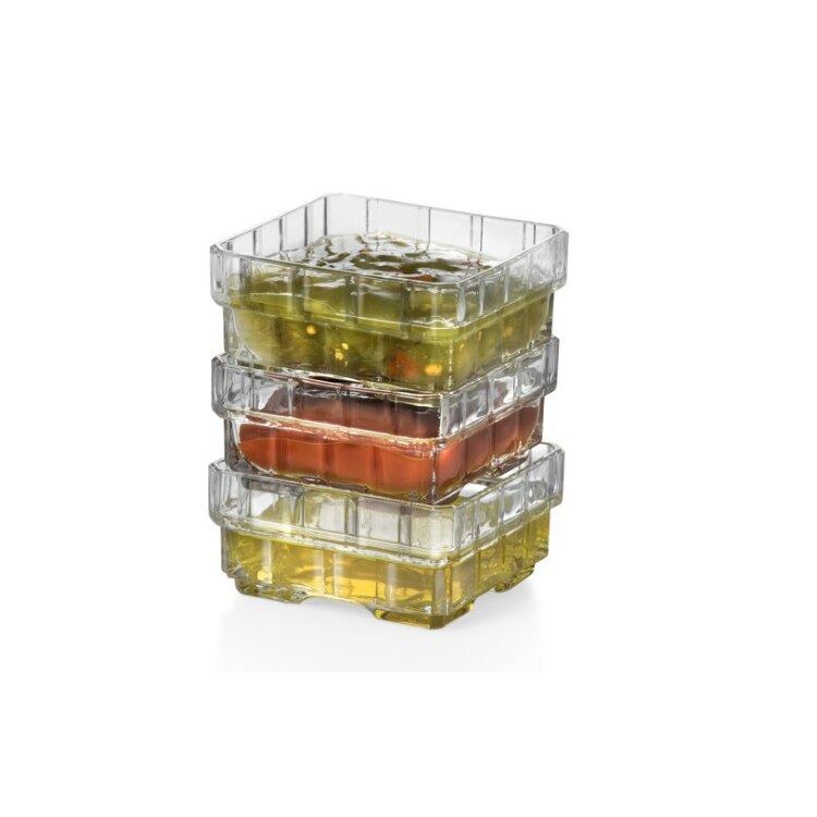 Set 6 boluri superpozabile Click Clack pentru aperitiv Stack, RCR ...