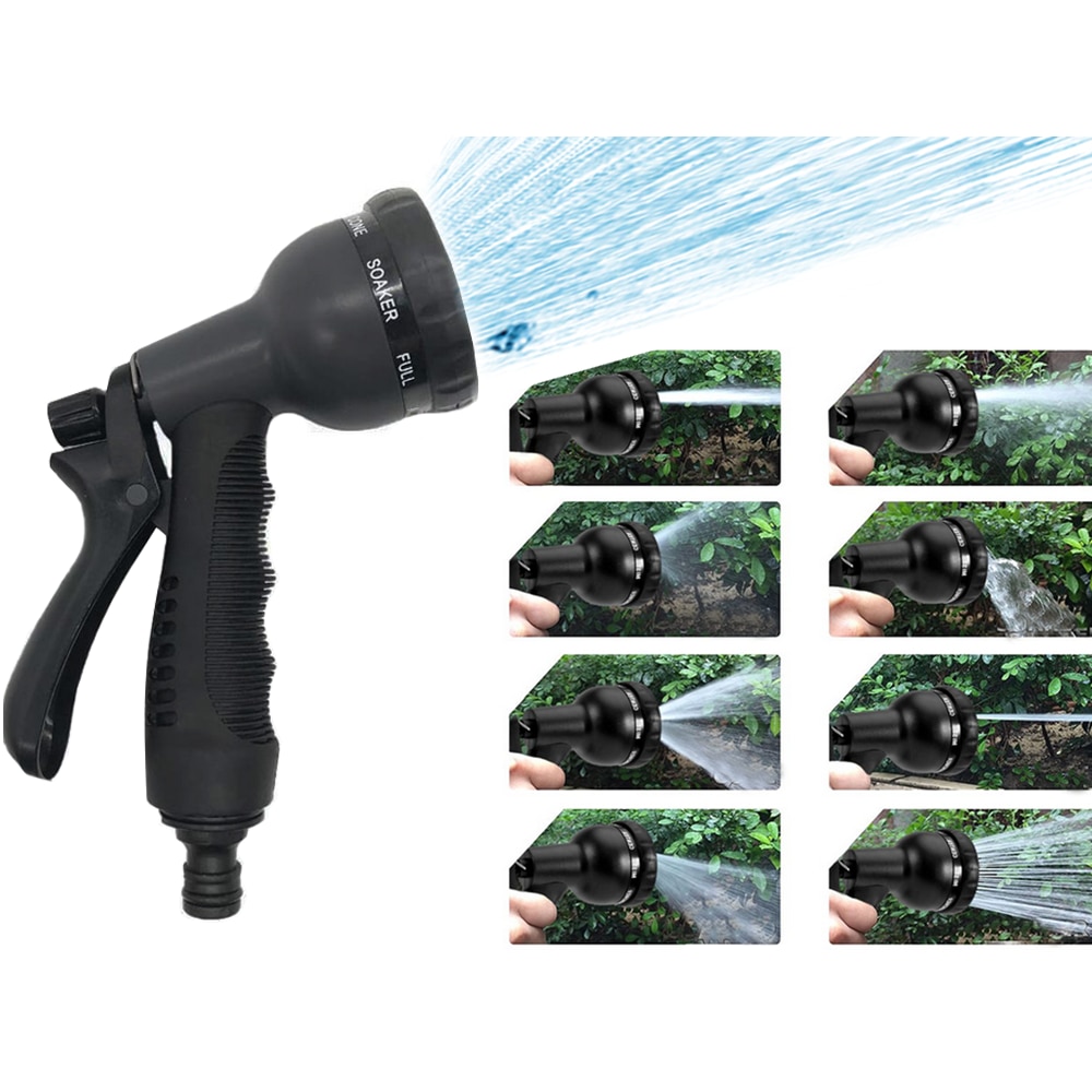 Furtun de gradina 15m, Negru - eMAG.ro