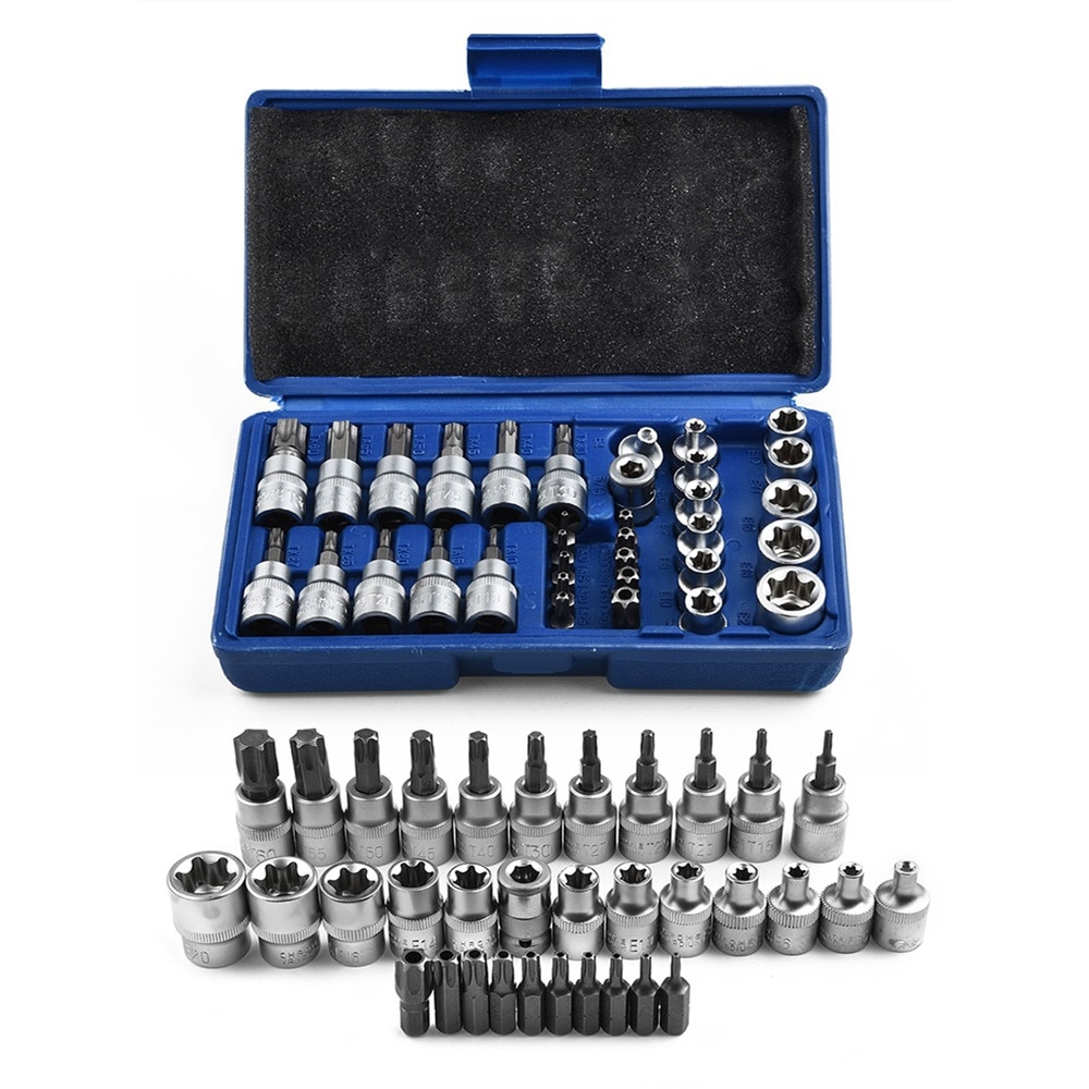 Trusa set chei tubulare biti torx, 34 piese - eMAG.ro