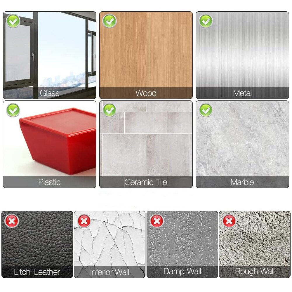 Set 4 suporturi multifunctionale de fixare cu adeziv acrilic, awwaline ...